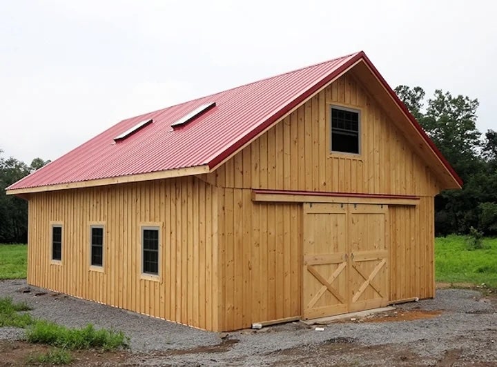 pine siding house
